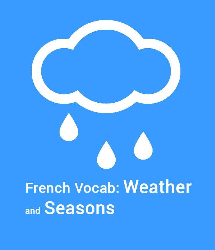 French Vocab: Weather and Seasons. La météo et les saisons - Talk in French