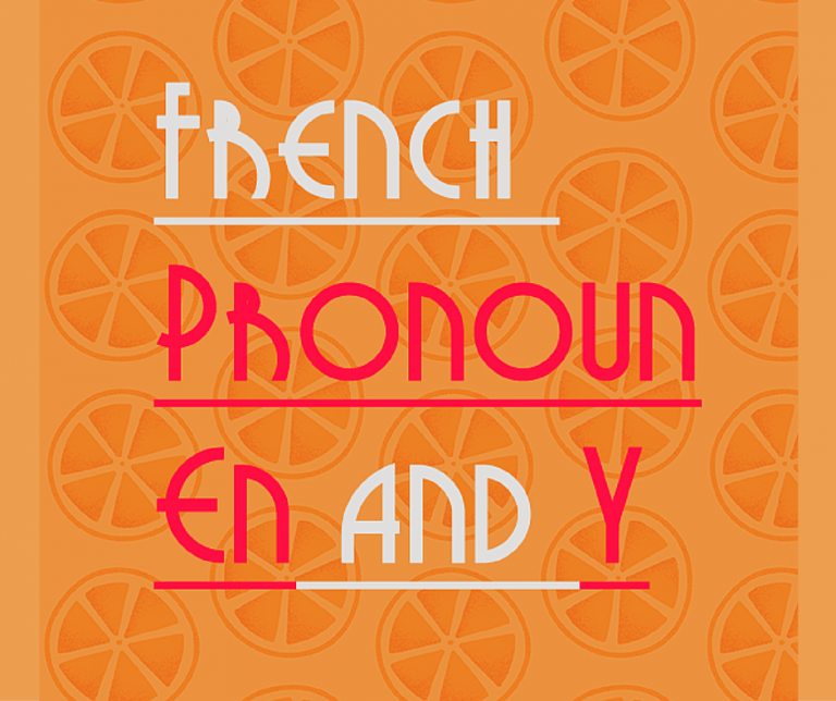 French Pronoun En and Y: How to Use it in Grammar