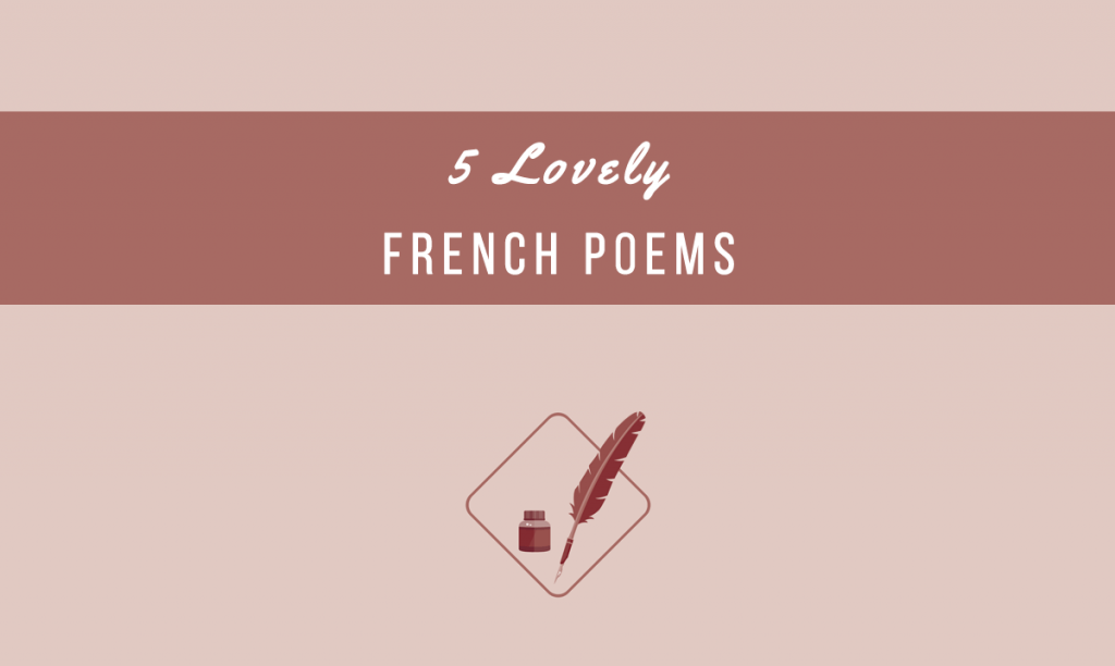 5 lovely French poems with translations (+ PDF) | Talk in French