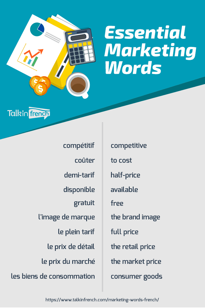 30 French words every marketer should know | Talk in French